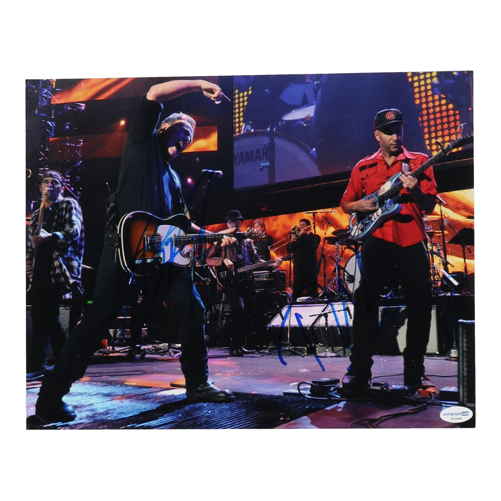 Bruce Springsteen & Tom Morello Signed 11x14 Photo (ACOA) | Pristine ...