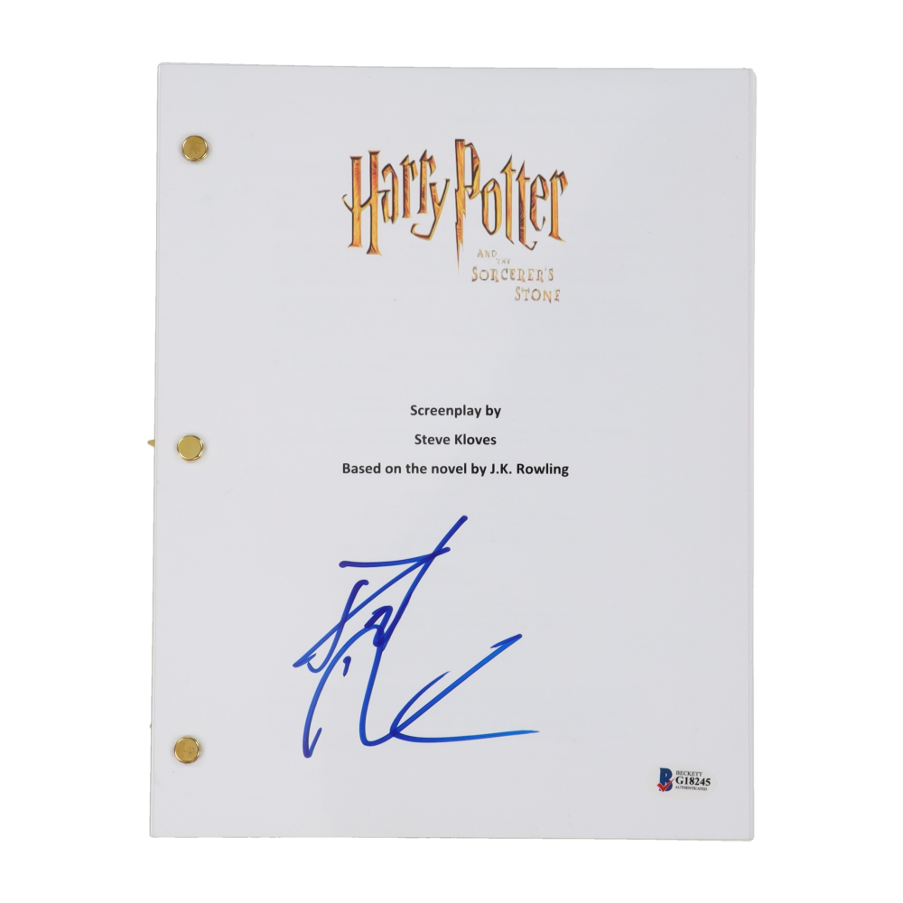 Daniel Radcliffe Signed "Harry Potter and The Sorcerer's Stone" Movie ...