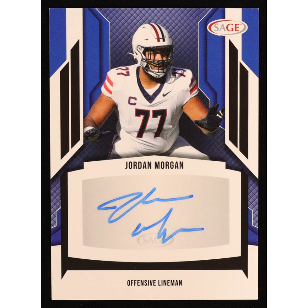 Jordan Morgan 2024 SAGE HIT Autographs Black #AJM4 RC | Pristine Auction