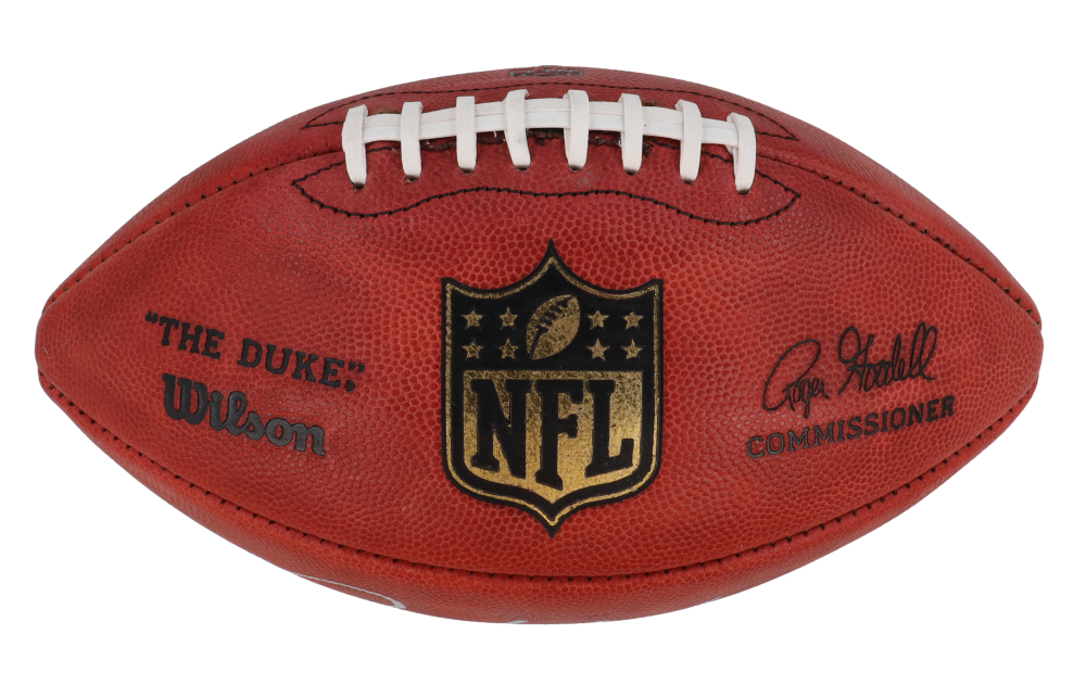 Jim Harbaugh Signed "The Duke" Official NFL Logo Game Ball Football ...