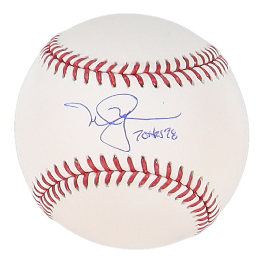 Mark McGwire Signed OML Baseball Inscribed "70 Hrs 98" (JSA) | Pristine ...