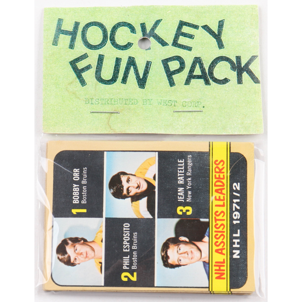 1972-73 Topps Hockey Fun Pack with (10) Cards | Pristine Auction