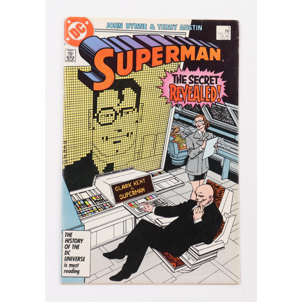 1987 "Superman" Issue #2 DC Comic Book | Pristine Auction