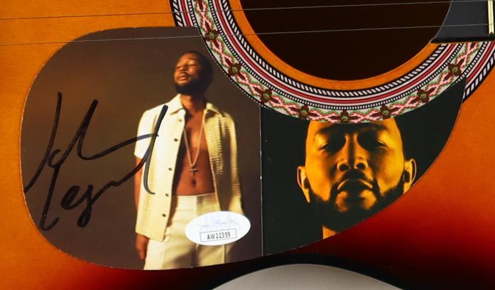 John Legend Signed 38" Acoustic Guitar (JSA) | Pristine Auction
