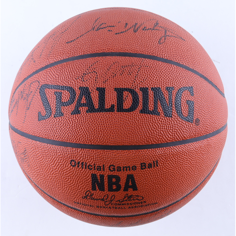 1996-97 Utah Jazz NBA Basketball Signed by (15) With Karl Malone, John ...