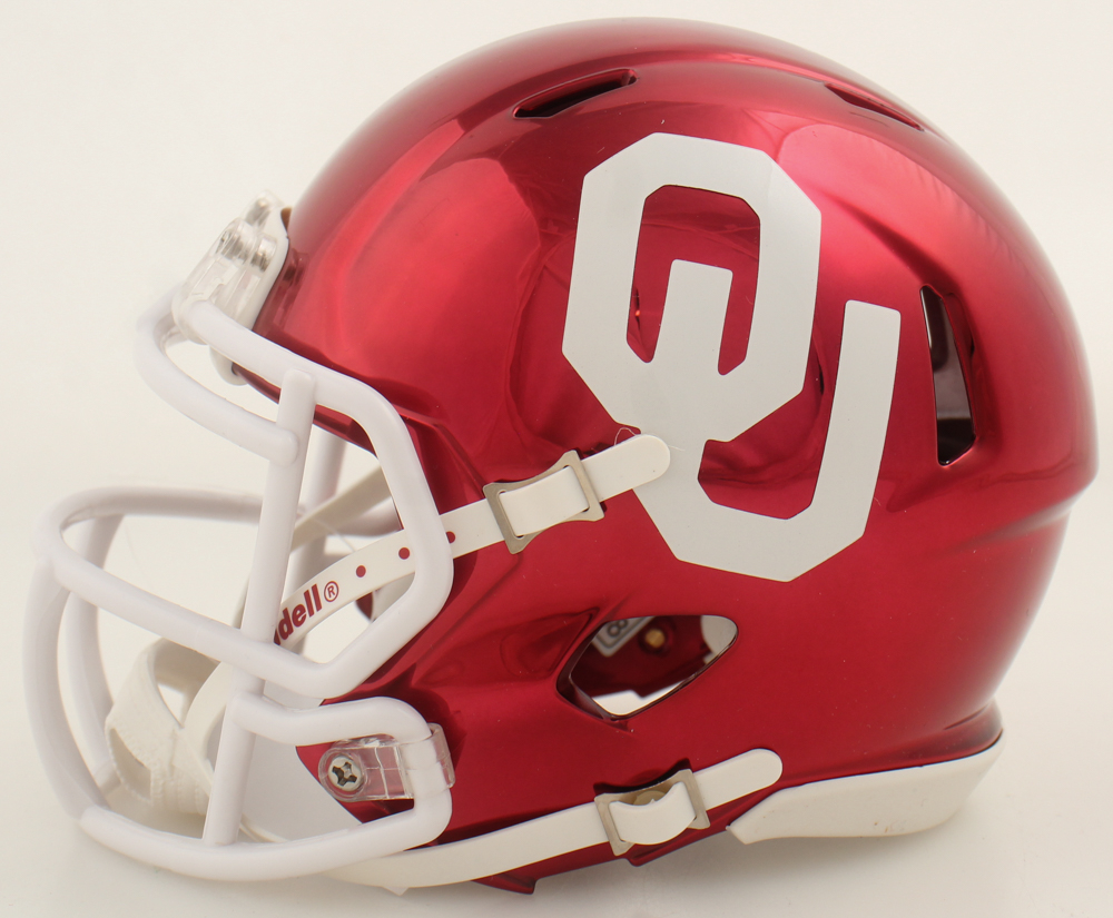 Kyler Murray Signed Oklahoma Sooners Chrome Speed Mini Helmet (Beckett ...