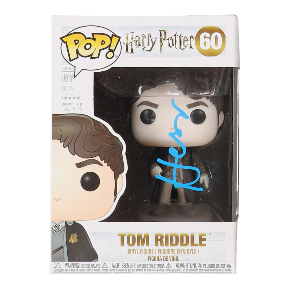 Hero Tiffin Finnes Signed "Harry Potter" #60 Tom Riddle Funko Pop ...