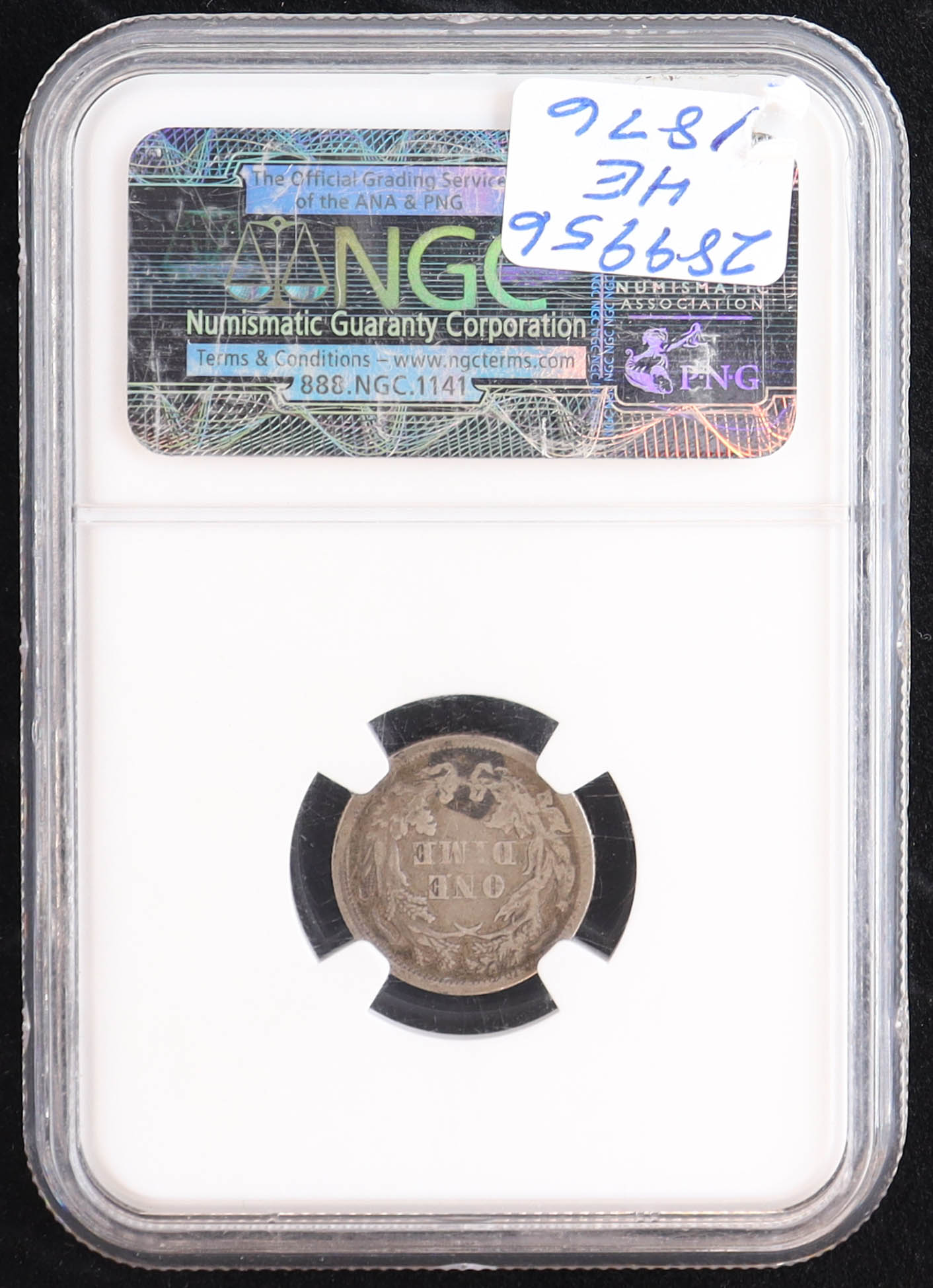 1875-CC Seated Liberty Silver Dime (NGC VF30) | Pristine Auction