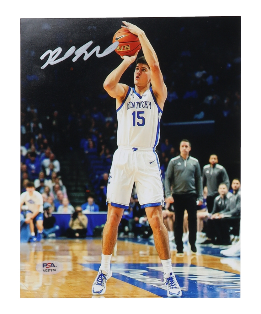 Reed Sheppard Signed Kentucky Wildcats 8x10 Photo (PSA) | Pristine Auction