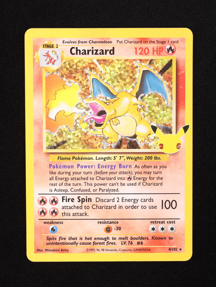 Charizard 2021 Pokemon Celebrations Classic Collection Confetti ...