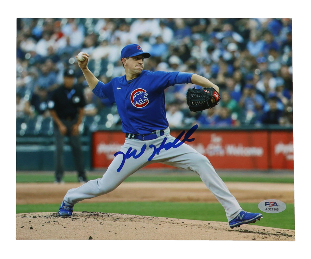 Kyle Hendricks Signed Cubs 8x10 Photo (PSA) | Pristine Auction