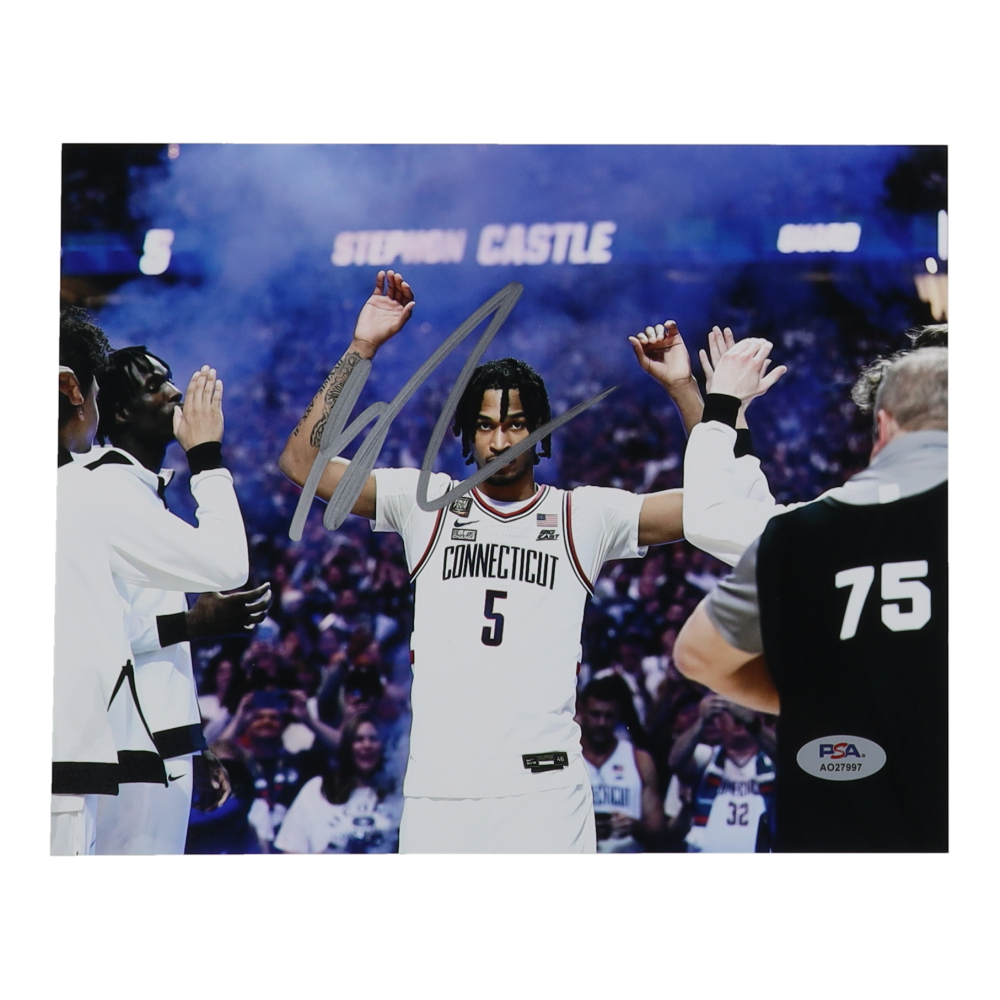 Stephon Castle Signed UConn Huskies 8x10 Photo (PSA) | Pristine Auction