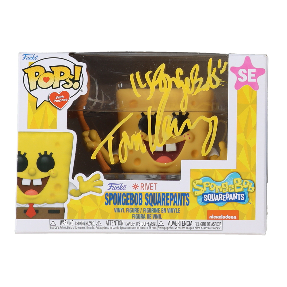 Tom Kenny Signed "Spongebob Squarepants" SE Funko Pop! Inscribed ...