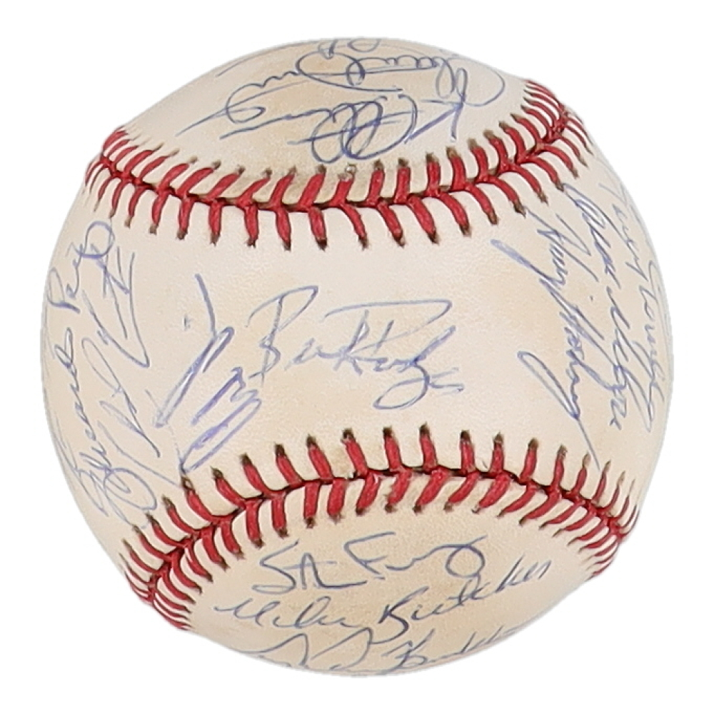 1993 Angels Baseball Team-Signed by (29) with Buck Rodgers, Tim Salmon ...