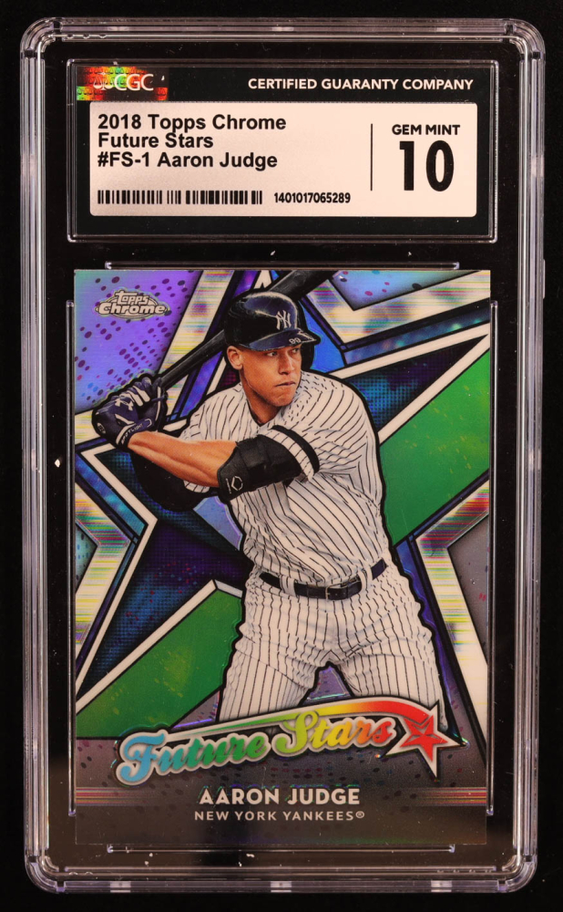 Aaron Judge 2018 Topps Chrome Future Stars Refractors #FS1 RC (CGC 10) | Pristine Auction