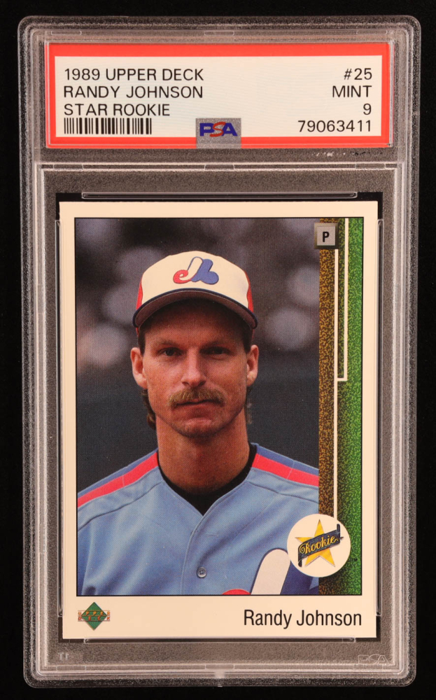 Randy Johnson 1989 Upper Deck #25 RC (PSA 9) | Pristine Auction