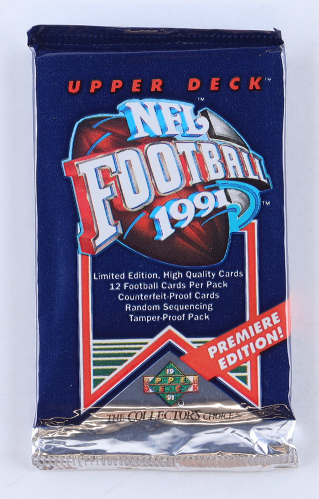 1991 Upper Deck NFL Football Pack with (12) Cards | Pristine Auction