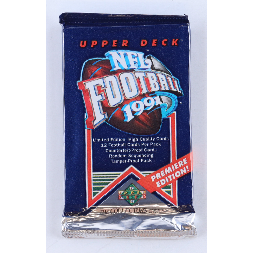 1991 Upper Deck NFL Football Pack with (12) Cards | Pristine Auction