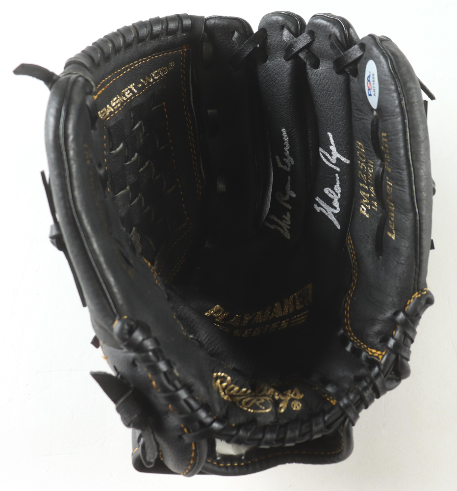 Nolan Ryan Signed Rawlings Baseball Glove Inscribed "The Ryan Express ...