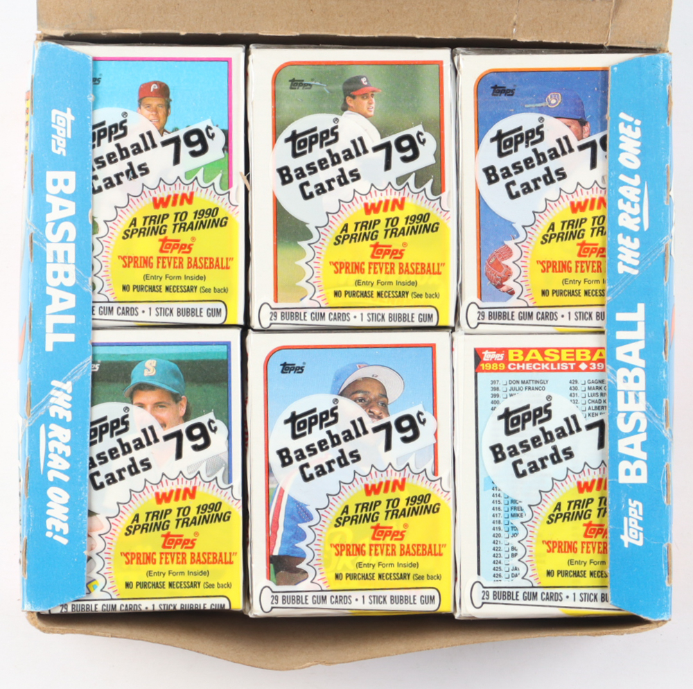 1989 Topps Baseball Cello Box with (24) Packs | Pristine Auction