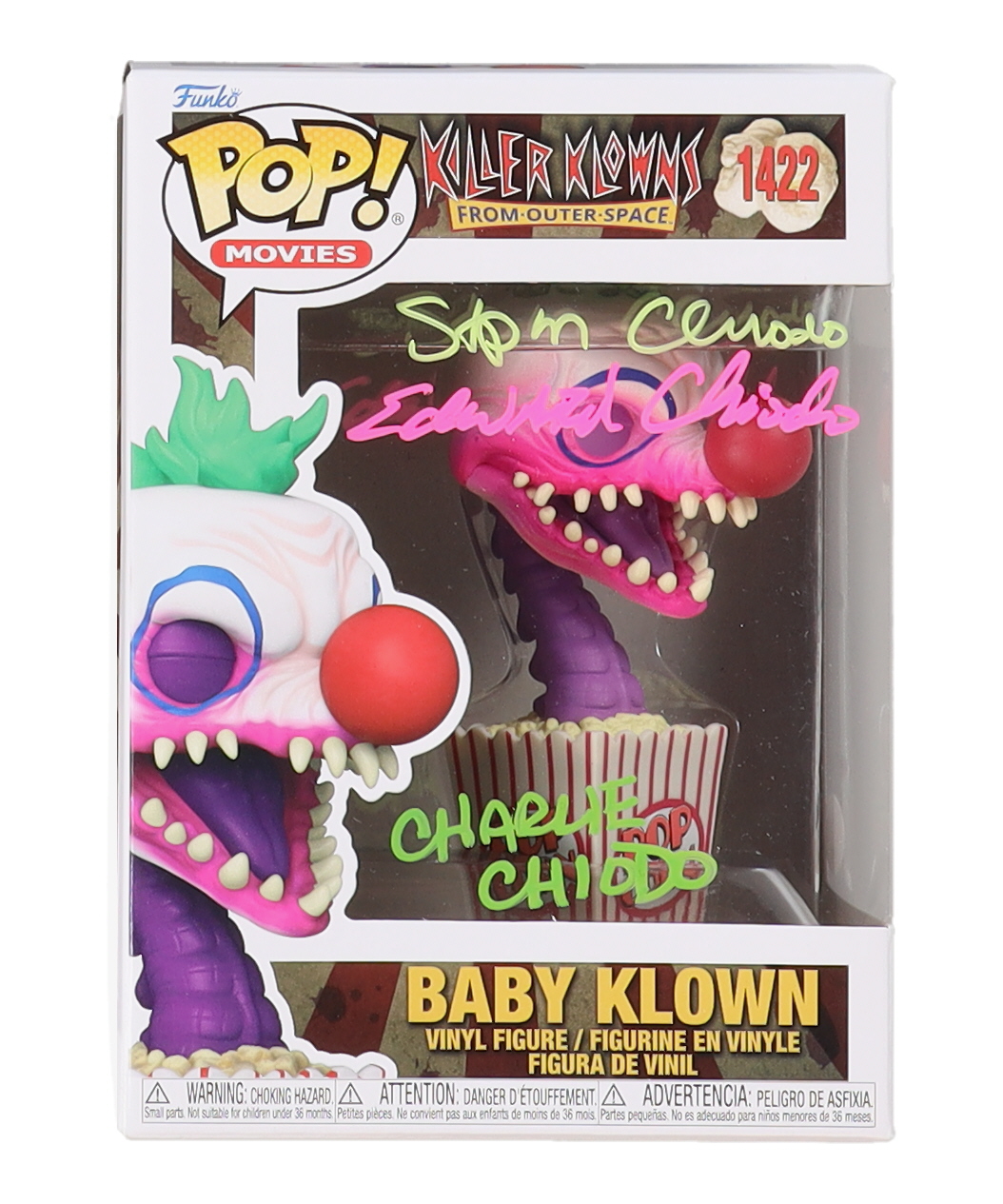 Stephen Chiodo, Charlie Chiodo & Edward Chiodo Signed "Killer Klowns ...