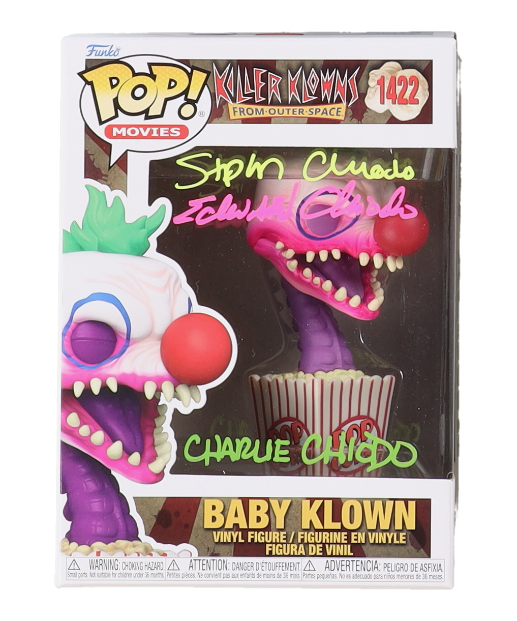 Stephen Chiodo, Charlie Chiodo & Edward Chiodo Signed "Killer Klowns ...