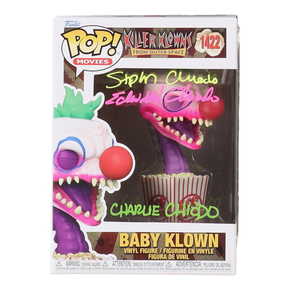 Stephen Chiodo, Charlie Chiodo & Edward Chiodo Signed "Killer Klowns ...