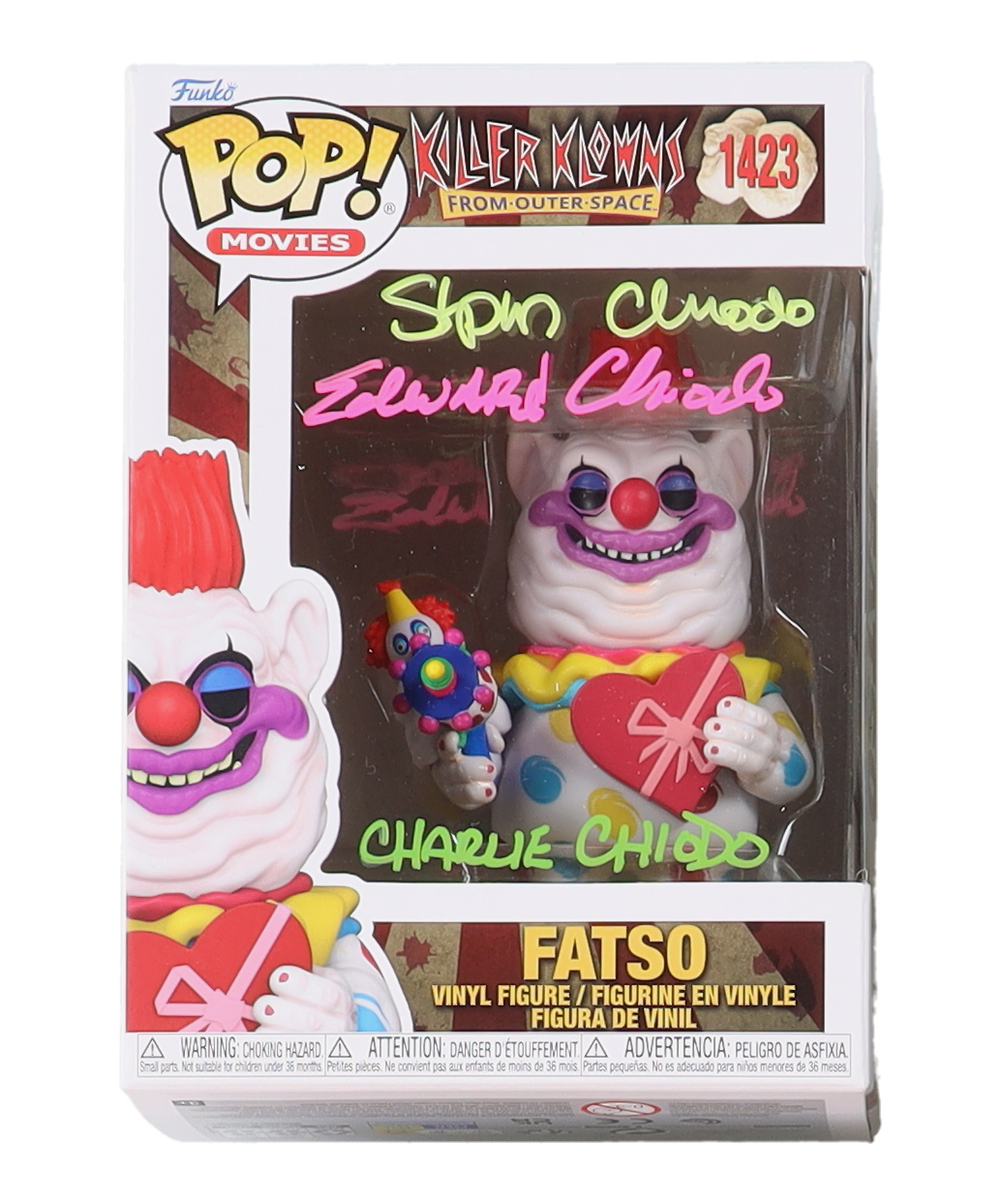 Stephen Chiodo, Charlie Chiodo & Edward Chiodo Signed "Killer Klowns ...