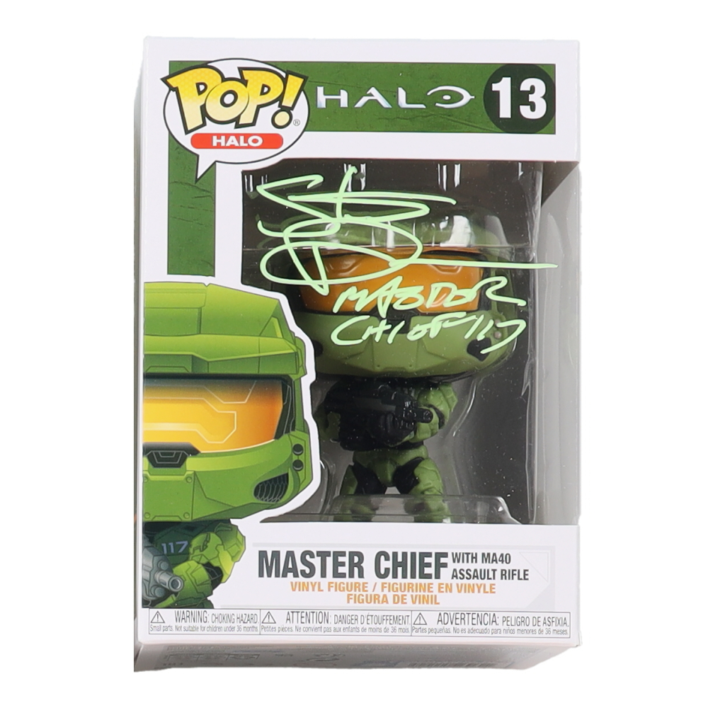 Steve Downes Signed "Halo" #13 Master Chief with MA40 Assault Rifle ...