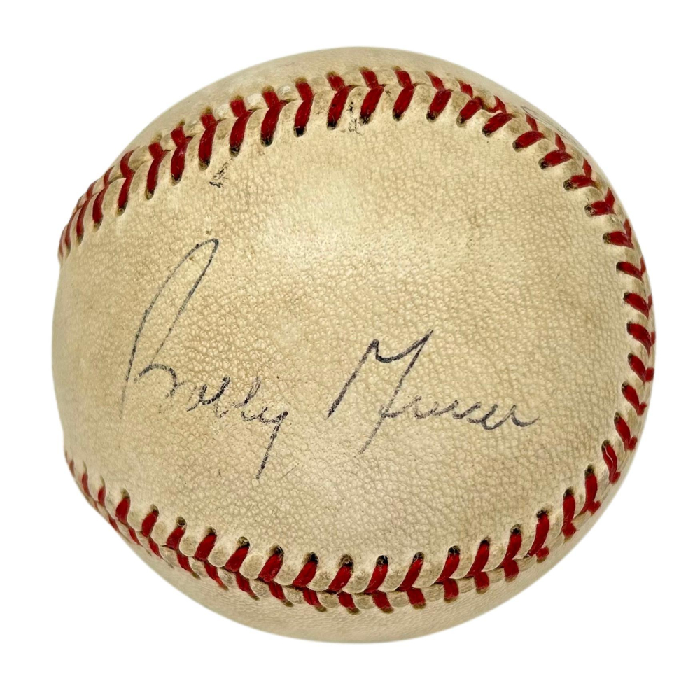 Yankees OAL Baseball Signed By (4) with Elston Howard, Bobby Murcer ...