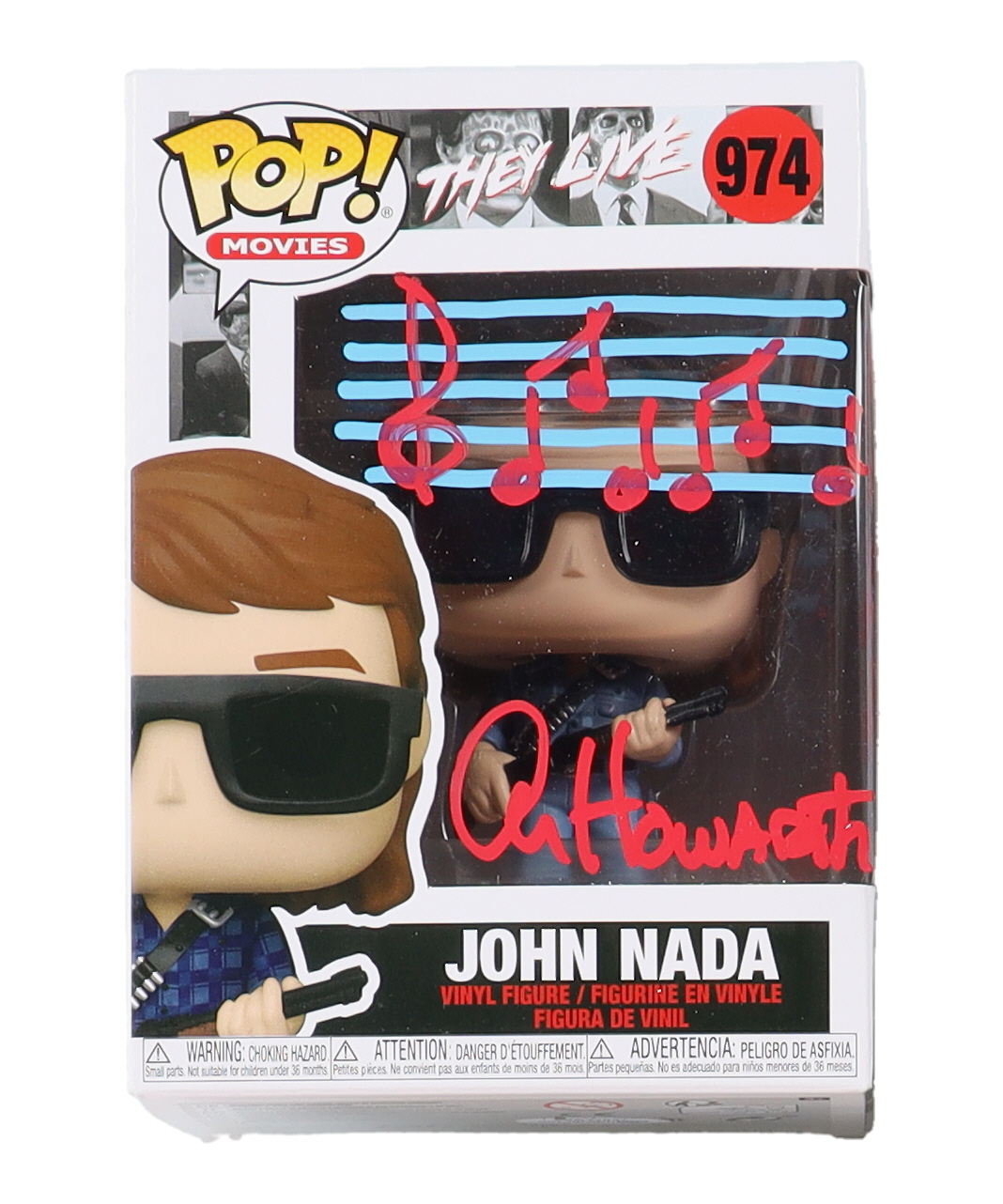 Alan Howarth Signed "They Live" #974 John Nada Funko Pop! Vinyl Figure ...