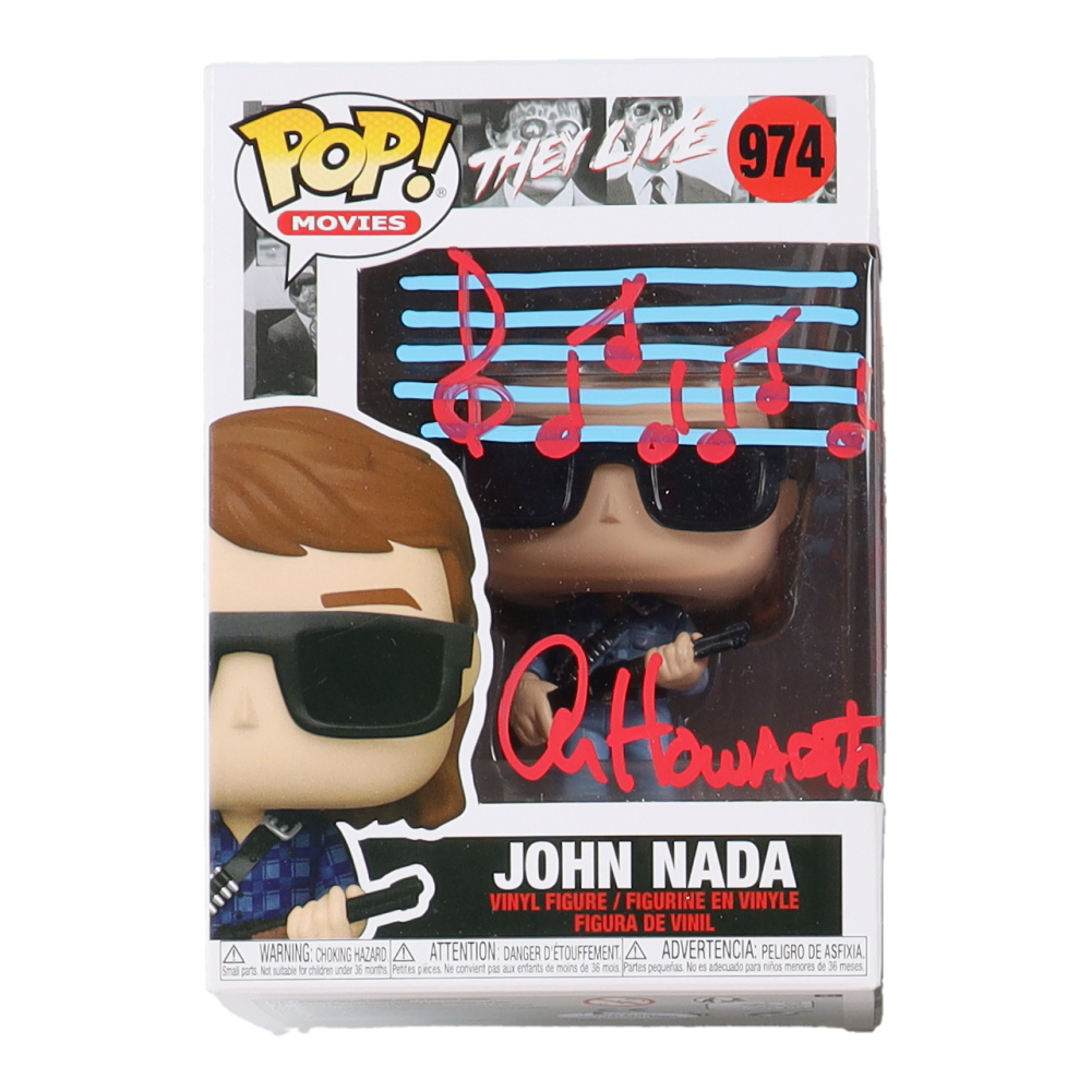 Alan Howarth Signed "They Live" #974 John Nada Funko Pop! Vinyl Figure ...