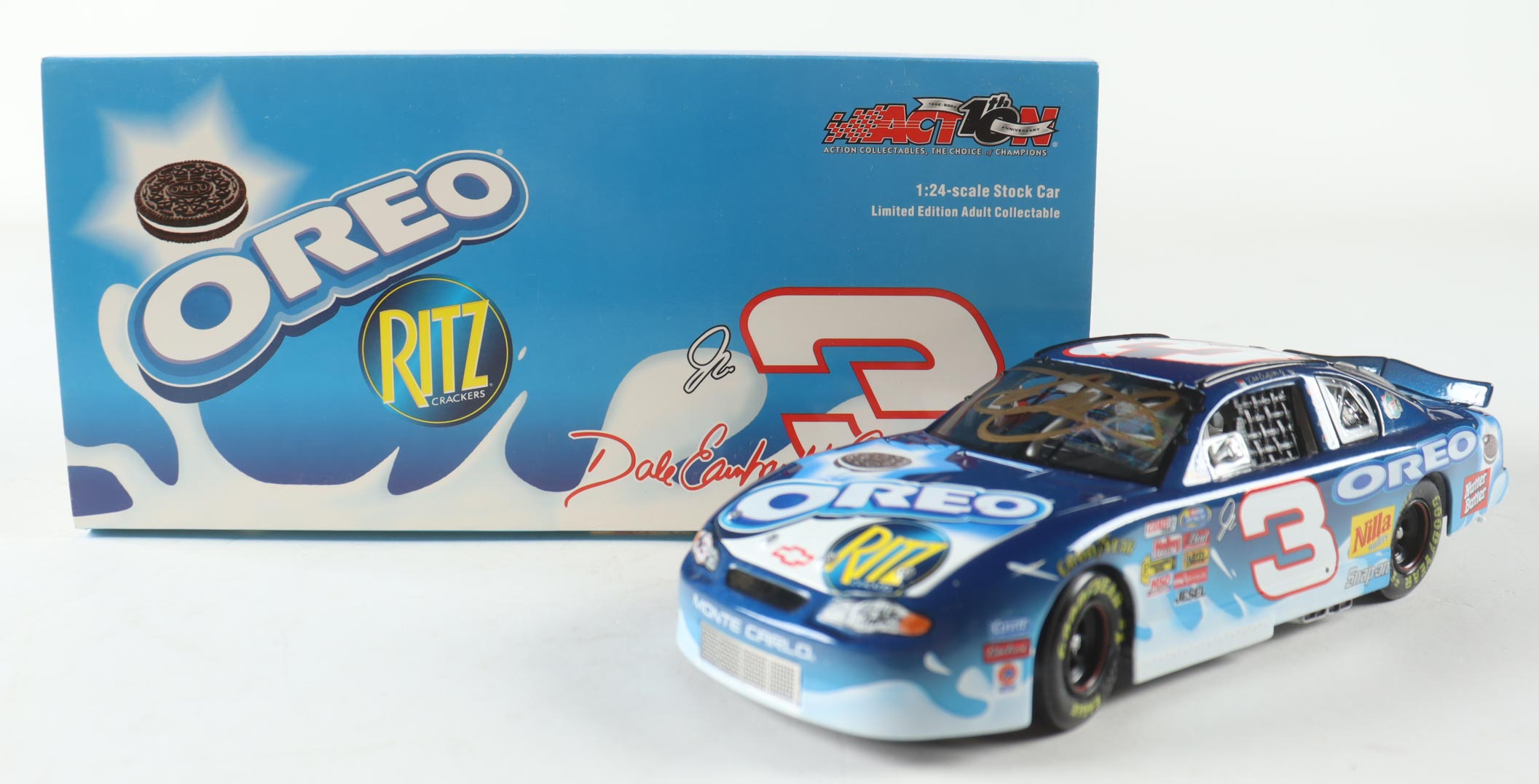Dale Earnhardt Jr. Signed NASCAR #3 Ritz / Oreo 2002 Monte Carlo - 1:24 ...