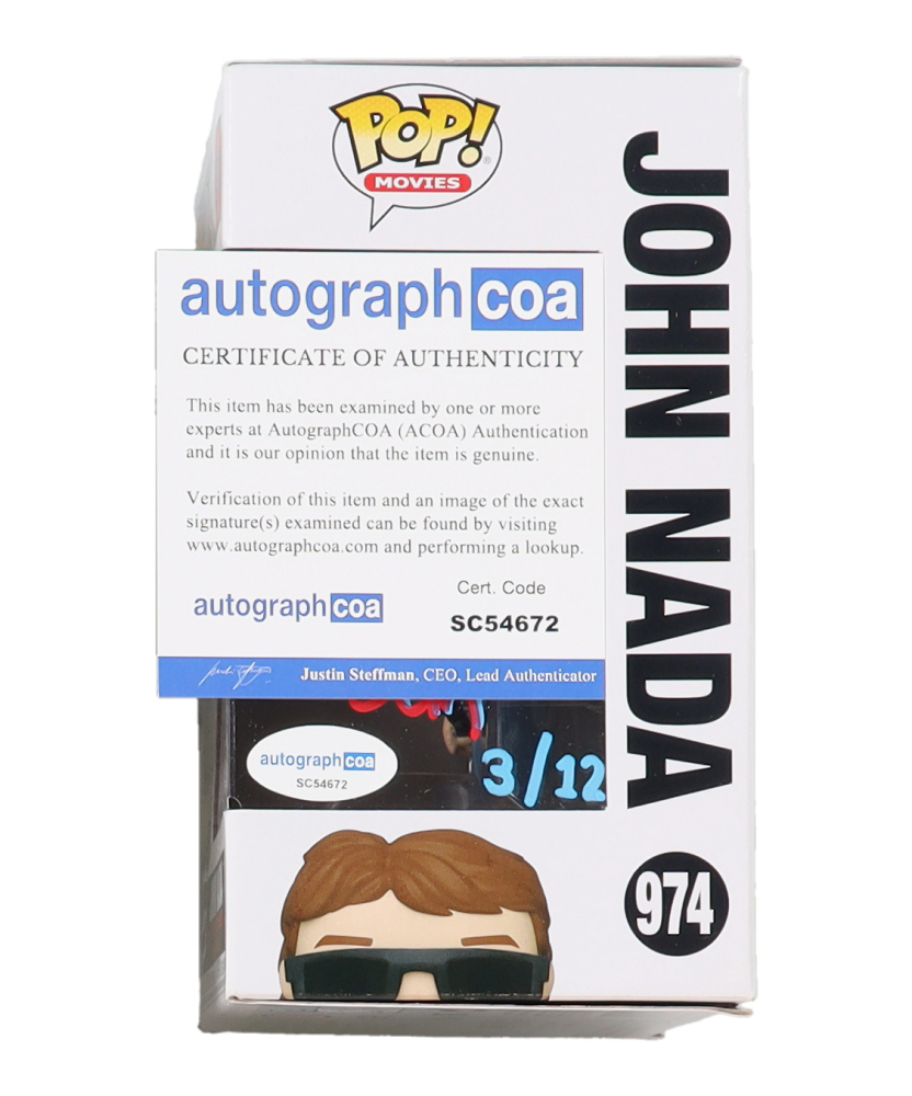 Alan Howarth Signed LE "They Live" #974 John Nada Funko Pop! Vinyl ...