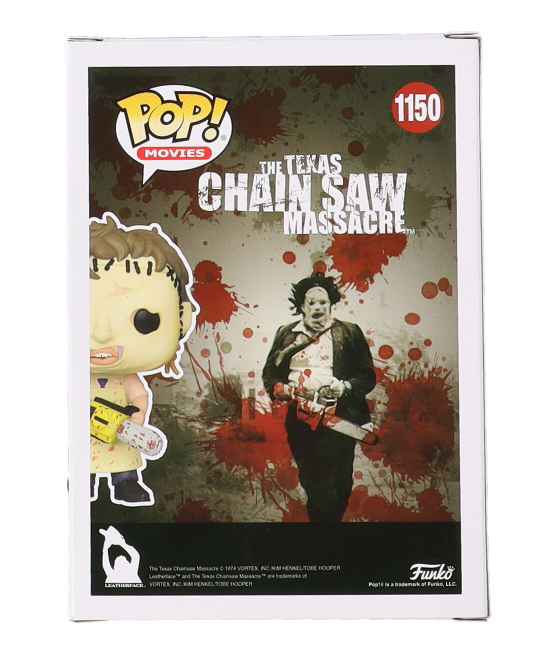 "The Texas Chainsaw Massacre" #1150 Leatherface Funko Pop! Vinyl Figure ...