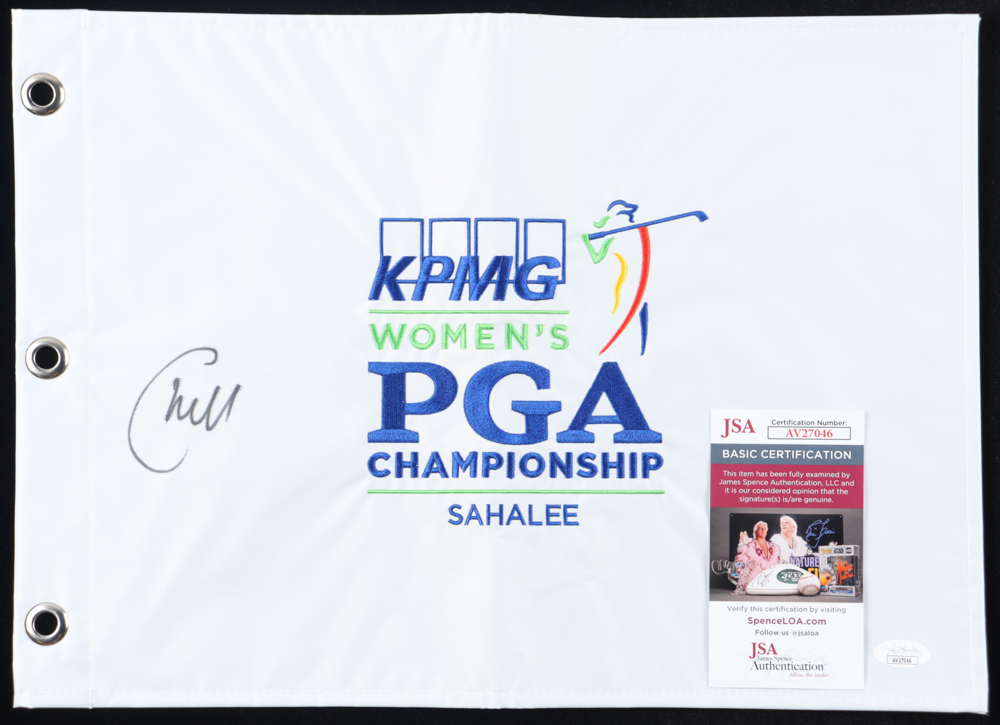 Charlie Hull Signed 2024 Women's PGA Championship Golf Pin Flag (JSA ...