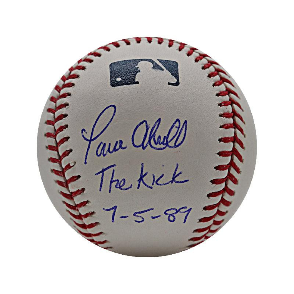 Paul O'Neill Signed OML Baseball Inscribed "The Kick 7-5-89" (CX by ...