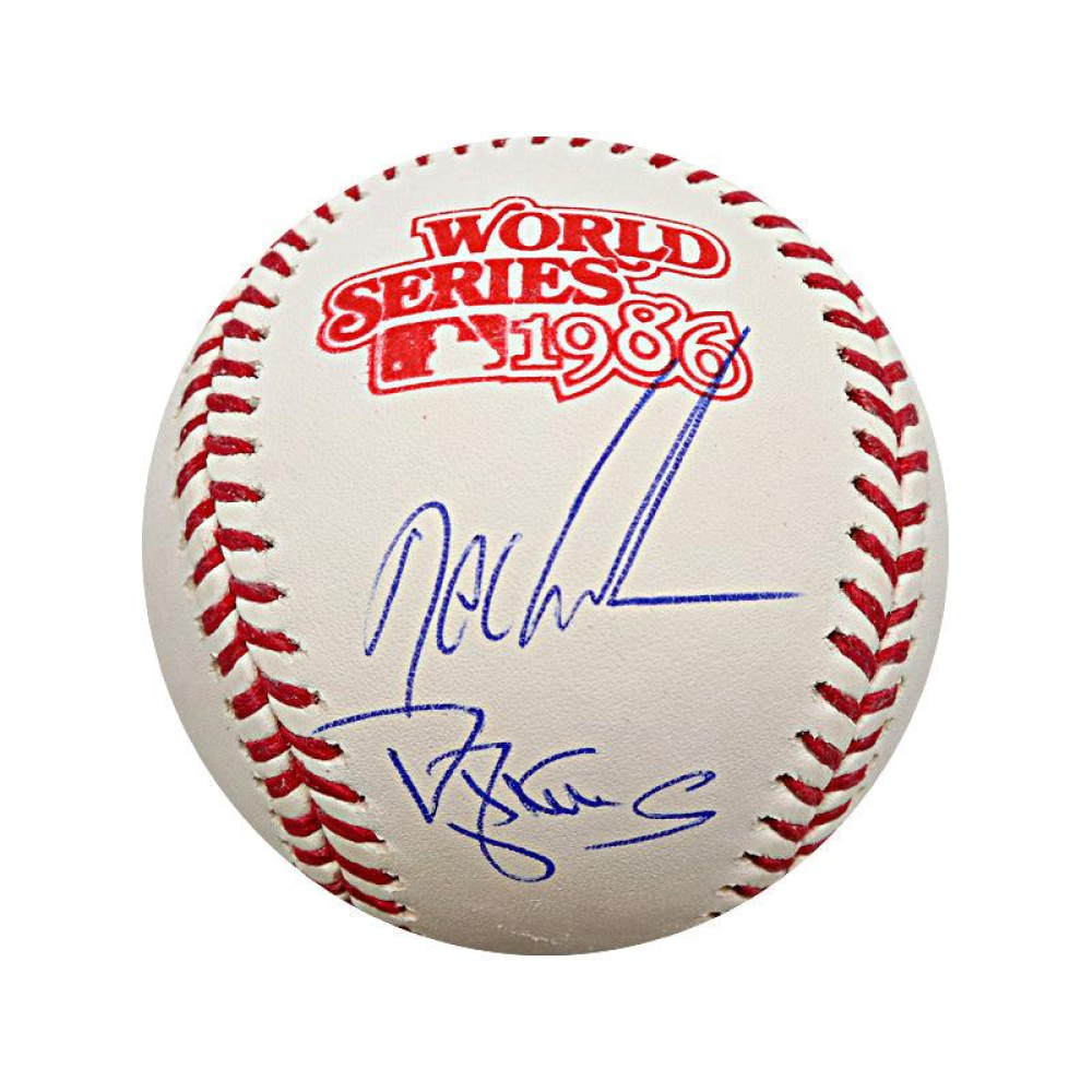 Darryl Strawberry & Dwight Gooden Signed 1986 World Series Baseball (CX ...