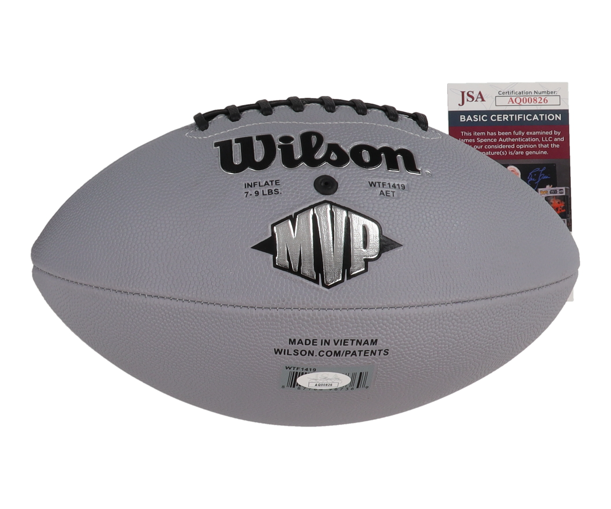Andrew Whitworth Signed NFL Football (JSA) | Pristine Auction