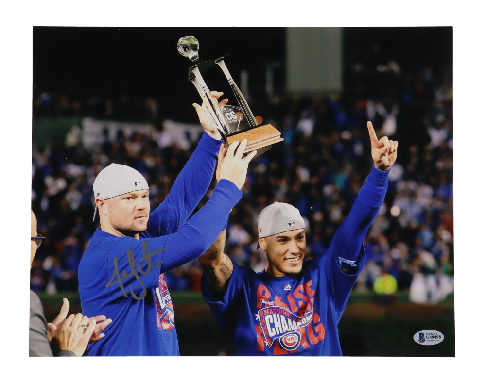 Jon Lester Signed Cubs 11x14 Photo (Beckett) | Pristine Auction