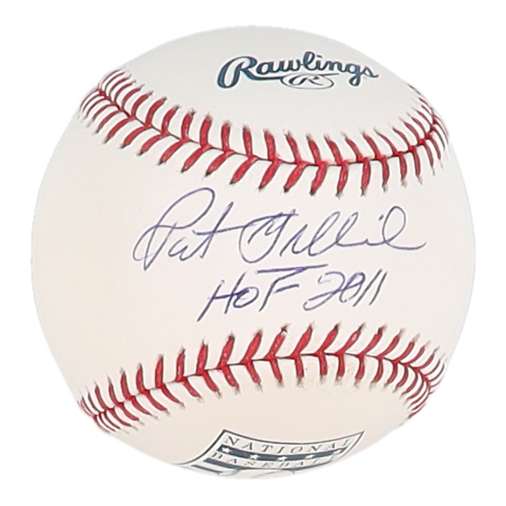 Pat Gillick Signed OML Hall of Fame Logo Baseball Inscribed "HOF 2011 ...