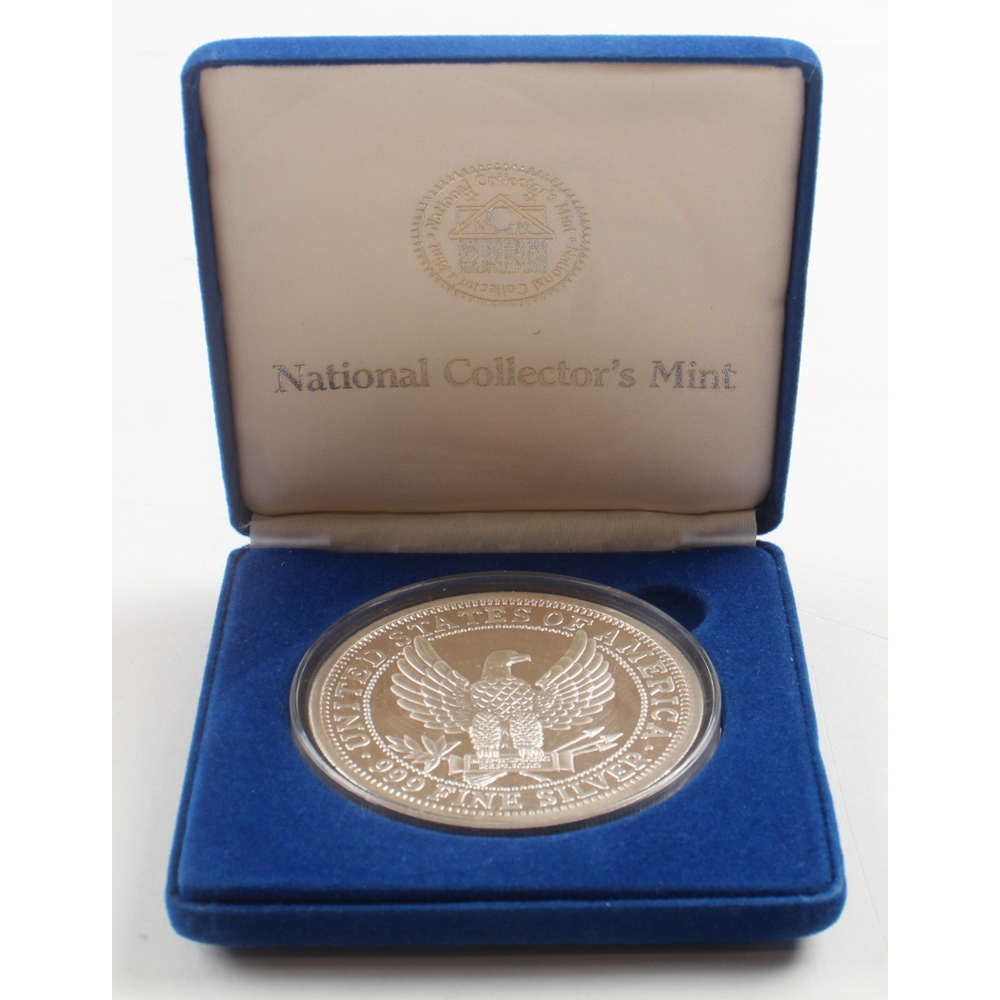 National Collector's Mint Giant Half Pound Silver Eagle Proof Silver ...