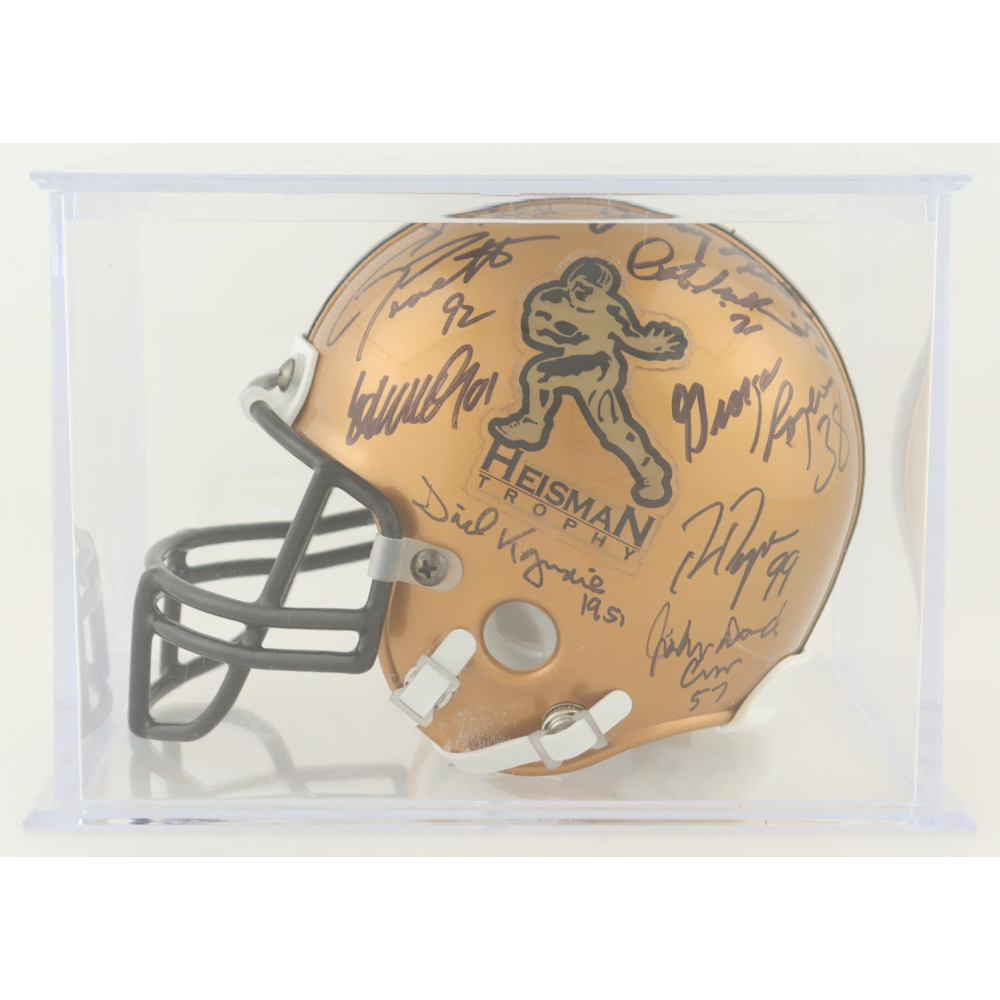 "Heisman Trophy Winners" Mini Helmet Signed by (16) with Archie Griffin ...