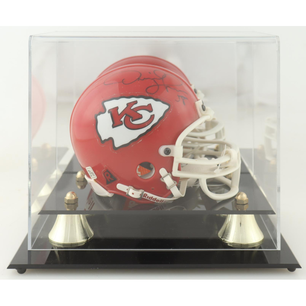Derrick Thomas Signed Chiefs Mini Helmet with Display Case (Beckett ...