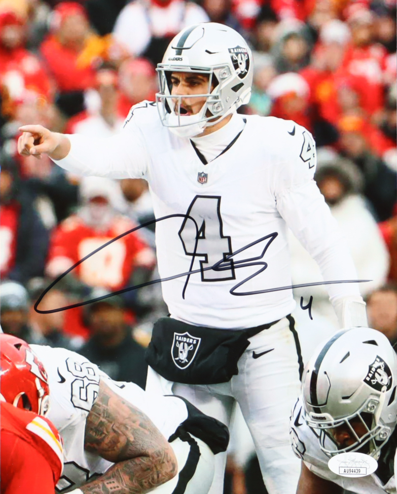 Aidan O'Connell Signed Raiders 8x10 Photo (JSA) | Pristine Auction