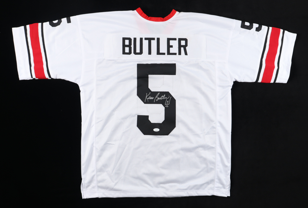 Kevin Butler Signed Jersey With Hand-Drawn Sketch (JSA) | Pristine Auction