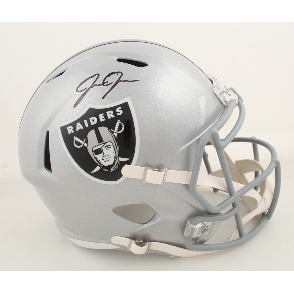 Josh Jacobs Signed Raiders Full-Size Speed Helmet (Beckett & Jacobs ...