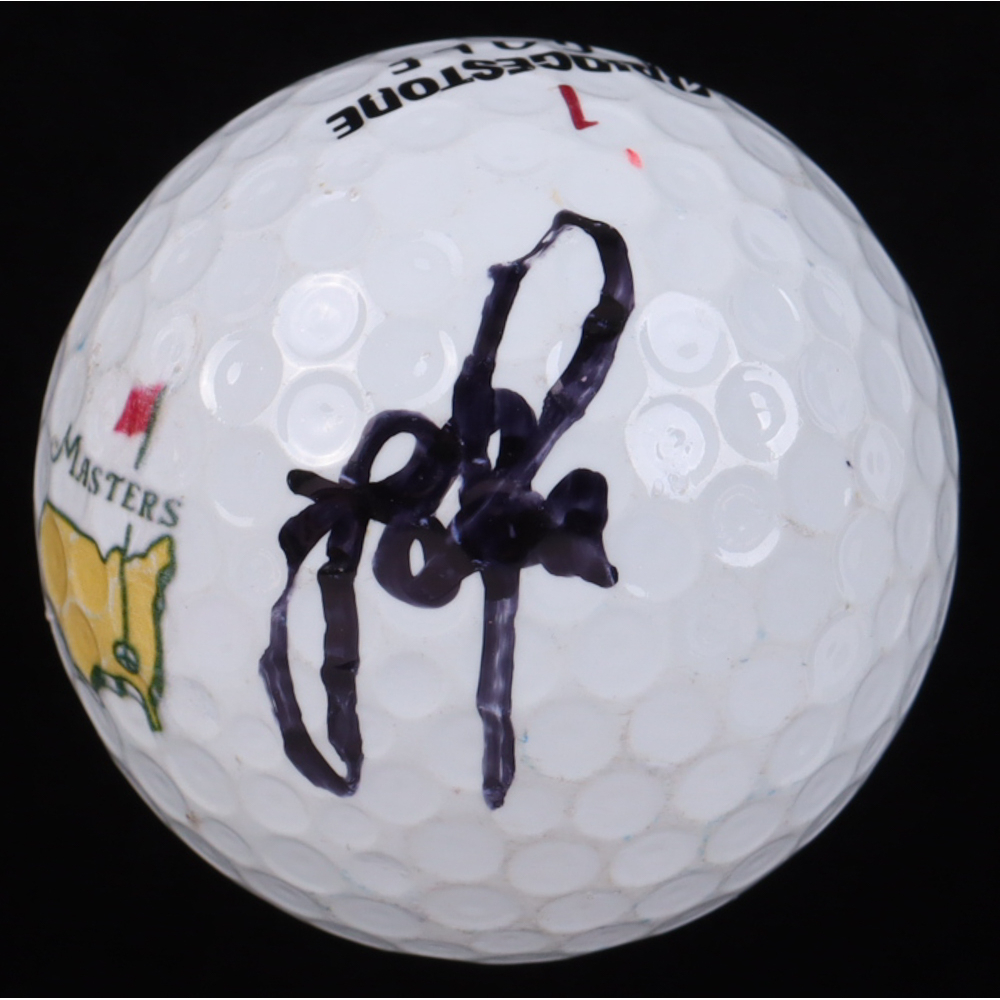 Justin Rose Signed Masters Logo Bridgestone Golf Ball (JSA) | Pristine ...