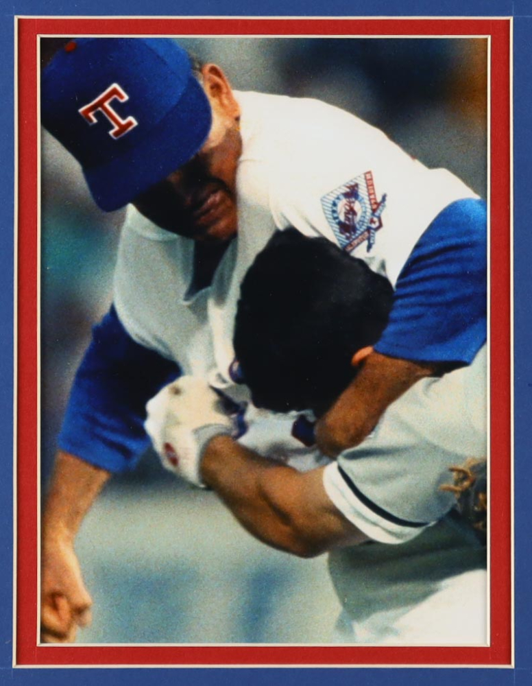 Nolan Ryan Signed Custom Framed Jersey Display with Retirement Pin ...