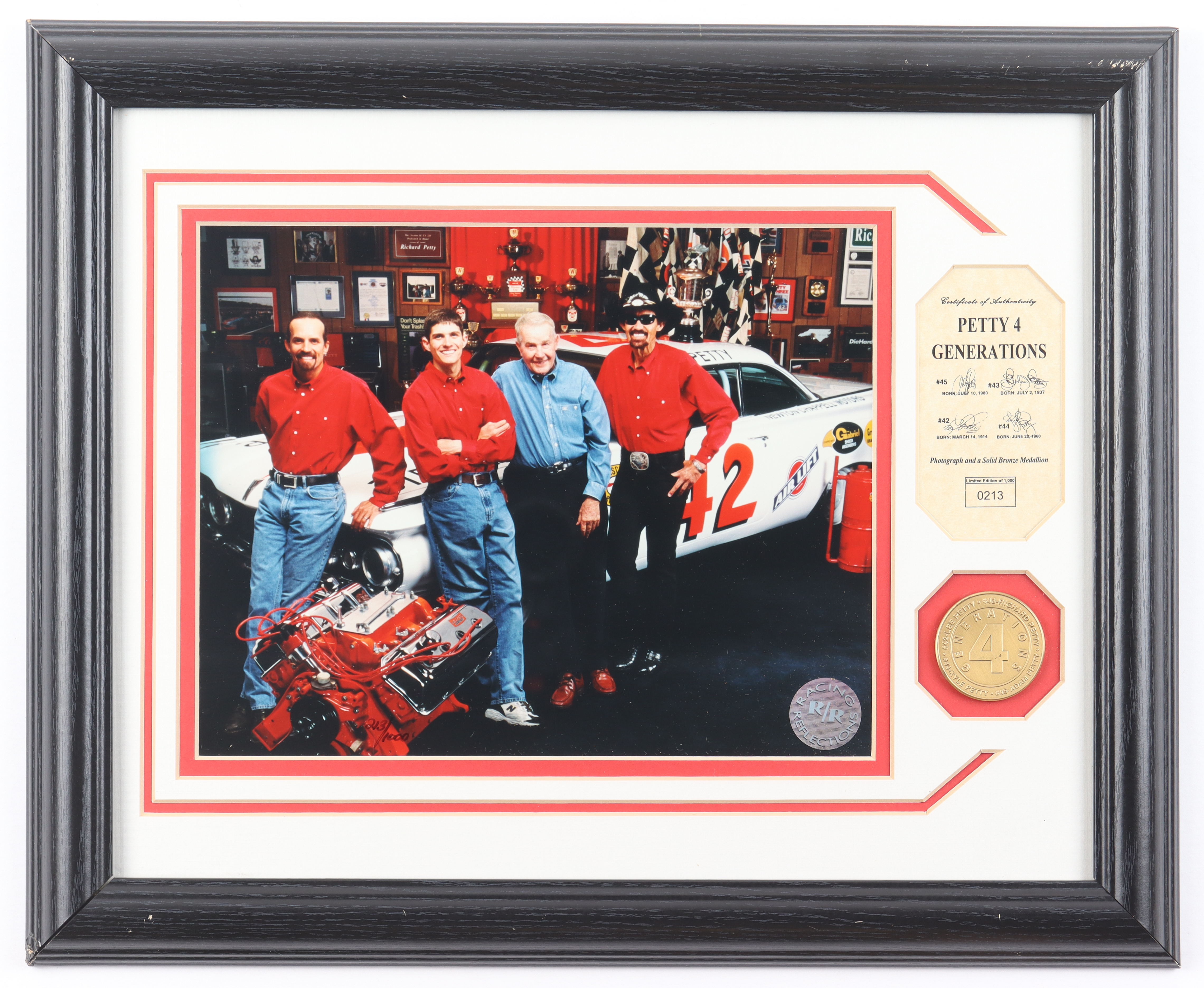 Petty 4 Generations Limited Edition Framed Photo with Coin Owned by ...
